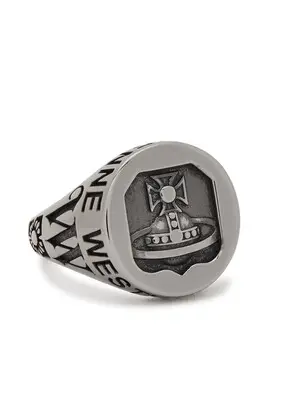 VIVIENNE WESTWOOD Lancelot Chevalier Platinum Ring