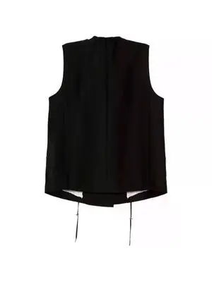 JNBY Deconstructed Waistcoat - Black