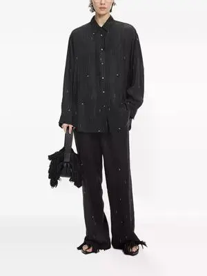 JNBY Embellished Striped Shirt - Black