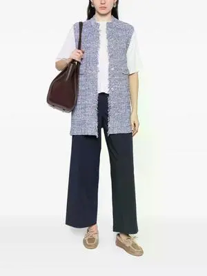 INTRECCI Fringe-detail Pocket Jacket