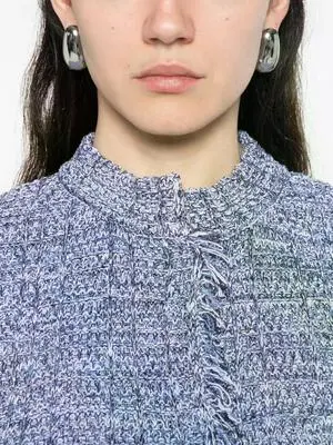 INTRECCI Fringe-detail Pocket Jacket