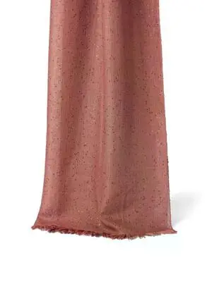 Brunello Cucinelli Fringed Scarf - Orange