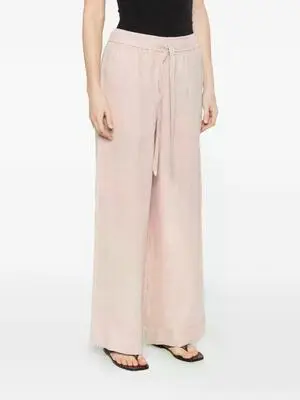 Marella Drawstring-fastening Palazzo Pants - Pink