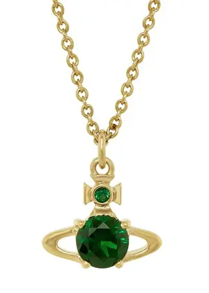 VIVIENNE WESTWOOD Reina Orb Crystal Necklace - Green