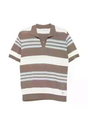 MANUEL RITZ V-neck T-shirt - Brown
