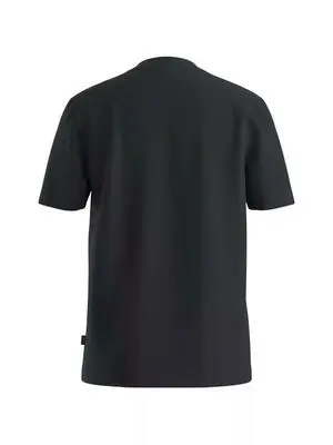 BOSS Stripe-artwork T-shirt In Cotton Jersey - Black