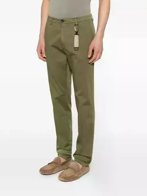 MANUEL RITZ Slim Fit Trousers - Green
