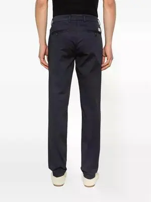 MANUEL RITZ Pleated Micro-texture Trousers