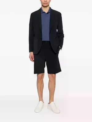 MANUEL RITZ Pocket Long-sleeve Blazer - Blue