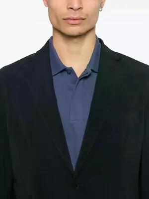 MANUEL RITZ Pocket Long-sleeve Blazer - Blue