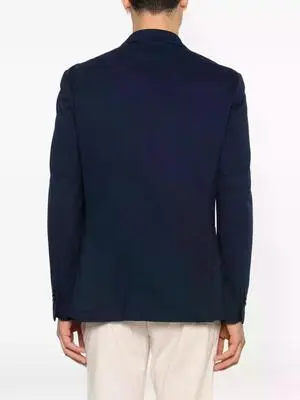 MANUEL RITZ Pique Jersey Jacket - Blue