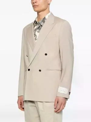 MANUEL RITZ Double-breasted Blazer - Neutrals