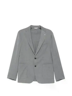 MANUEL RITZ Patch-pocket Blazer - Grey