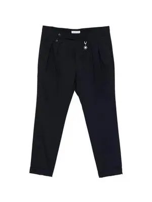 MANUEL RITZ Double-pleat Charm Trousers - Blue
