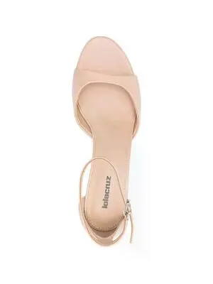 Lola Cruz Ankle-strap Sandals - Neutrals
