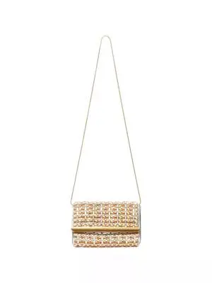 Simkhai Rola Beaded Metallic Clutch