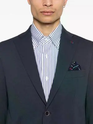 MANUEL RITZ Button Blazer - Blue