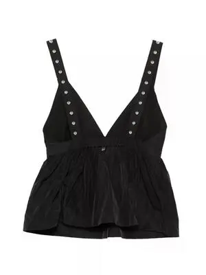 Liu Jo Stud-embellished V-neck Top