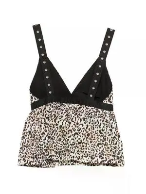 Liu Jo Studded V-neck Top
