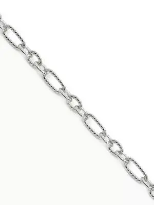 Monica Vinader Textured Link Chain Bracelet