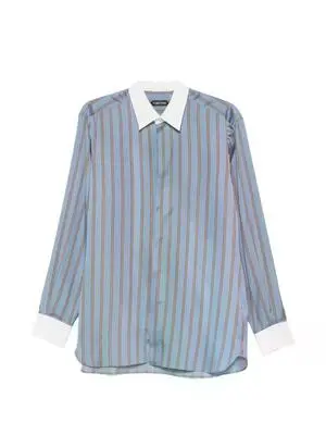 TOM FORD Striped Shirt - Blue