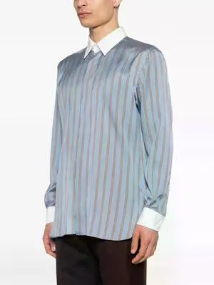 TOM FORD Striped Shirt - Blue