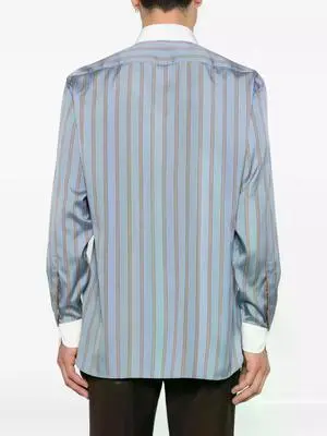 TOM FORD Striped Shirt - Blue