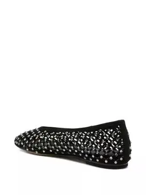 Lola Cruz Embellished Ballet Flats