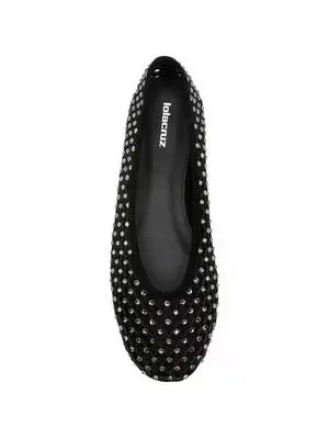 Lola Cruz Embellished Ballet Flats