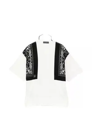 MASTERMIND WORLD Bandana-print T-shirt - White