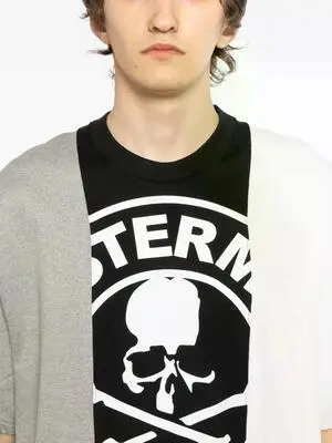 MASTERMIND WORLD Colourblock Skull Graphic T-shirt