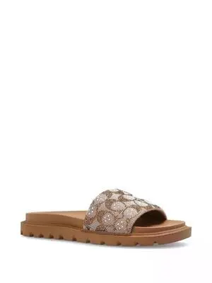 COACH Brynn Crystal-embellishment Slides