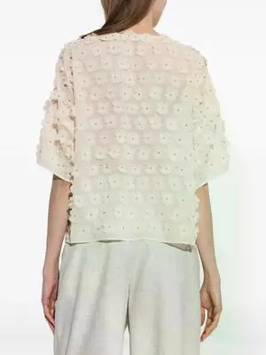 Munthe Floral-appliqué Blouse