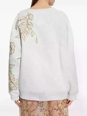 Munthe Floral-embroidered Sweatshirt