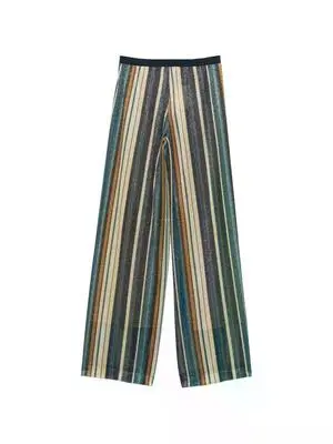 SIYU Zoe Striped Trousers - Blue