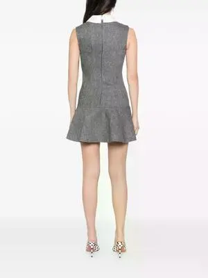SELF-PORTRAIT Ruffled Collared Mini Dress