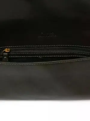Pinko Love Bag Click Soft Horizontal Medium Crossbody Clutch In Leather