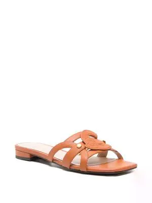 COCCINELLE Logo Detail Sandals