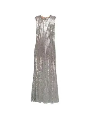 Sleeveless Metallic Dresses