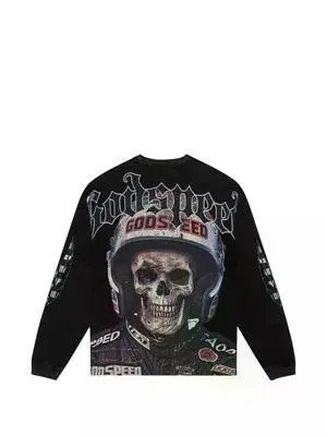 GODSPEED Graphic Print Long-sleeve T-shirt