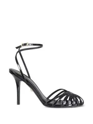 ALEVI MILANO Ally Caged Leather Pumps - Black