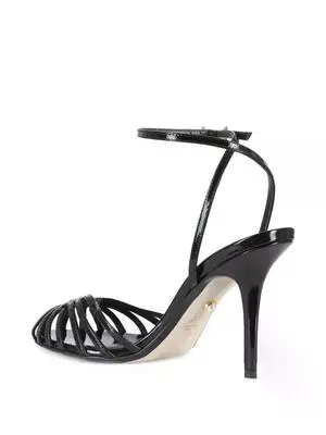 ALEVI MILANO Ally Caged Leather Pumps - Black