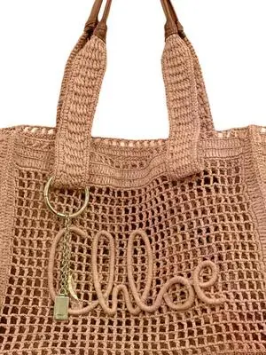 Chloé Openwork Logo Tote