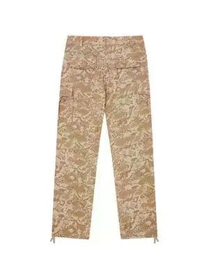 ICECREAM Printed Cargo Trousers - Brown