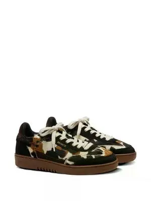 Axel Arigato Dice T-toe Animal-pattern Sneakers - Black