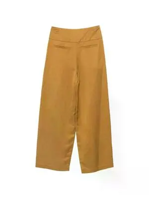 ALYSI Wide-leg Trousers - Neutrals