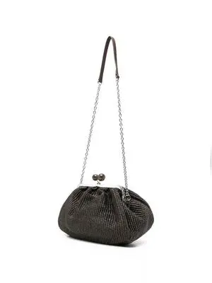 Max Mara Woven Clutch Bag