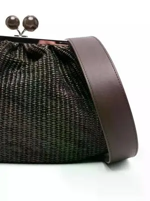 Max Mara Woven Clutch Bag