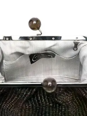 Max Mara Woven Clutch Bag
