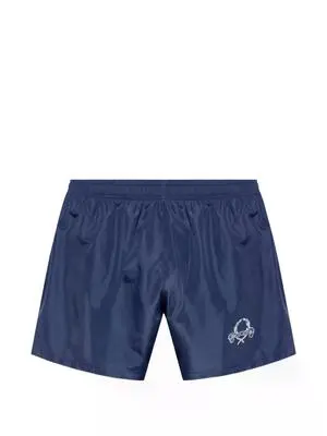 Moschino Logo Swim Shorts - Blue